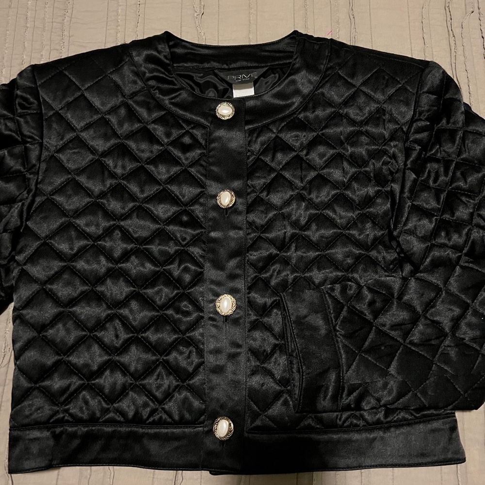 Prive’new York Semi Formal Crop Jacket - Gem
